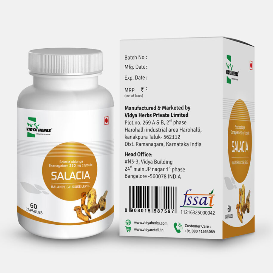 Salacia -60 Capsules - Vidya Retail